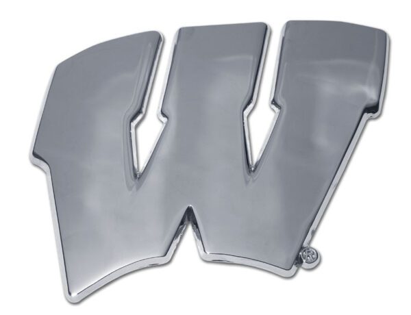 University of Wisconsin Chrome Car Emblem - I AmEricas Flags