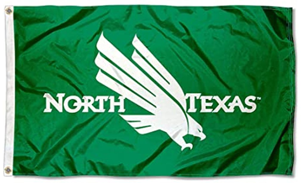 UNT North Texas Eagle Logo 3×5 Flag - I AmEricas Flags