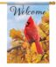 Welcome Fall Cardinal House Flag - I AmEricas Flags