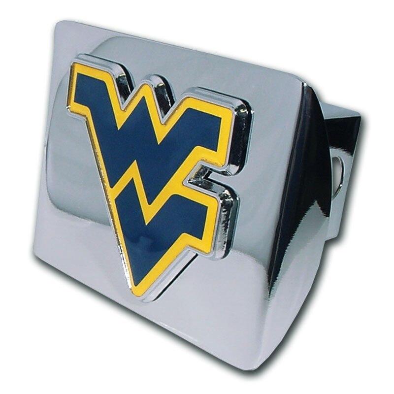 West Virginia University Yellow Chrome and Color Car Emblem - I ...