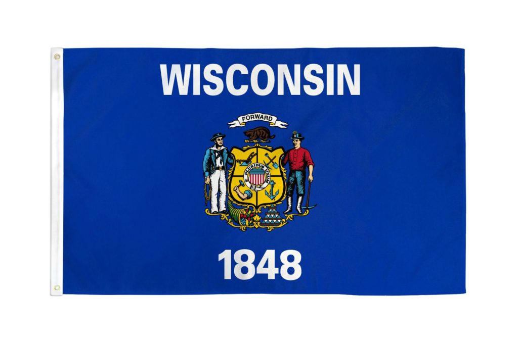 Wisconsin 3×5 State Flag - I AmEricas Flags