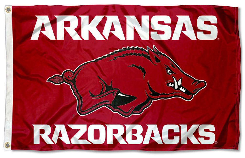 Arkansas Razorbacks Running Hog 3×5 Flag - I AmEricas Flags