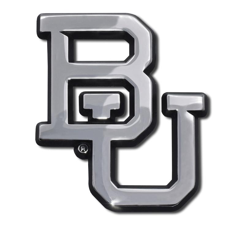 Baylor University BU Chrome Car Emblem - I AmEricas Flags