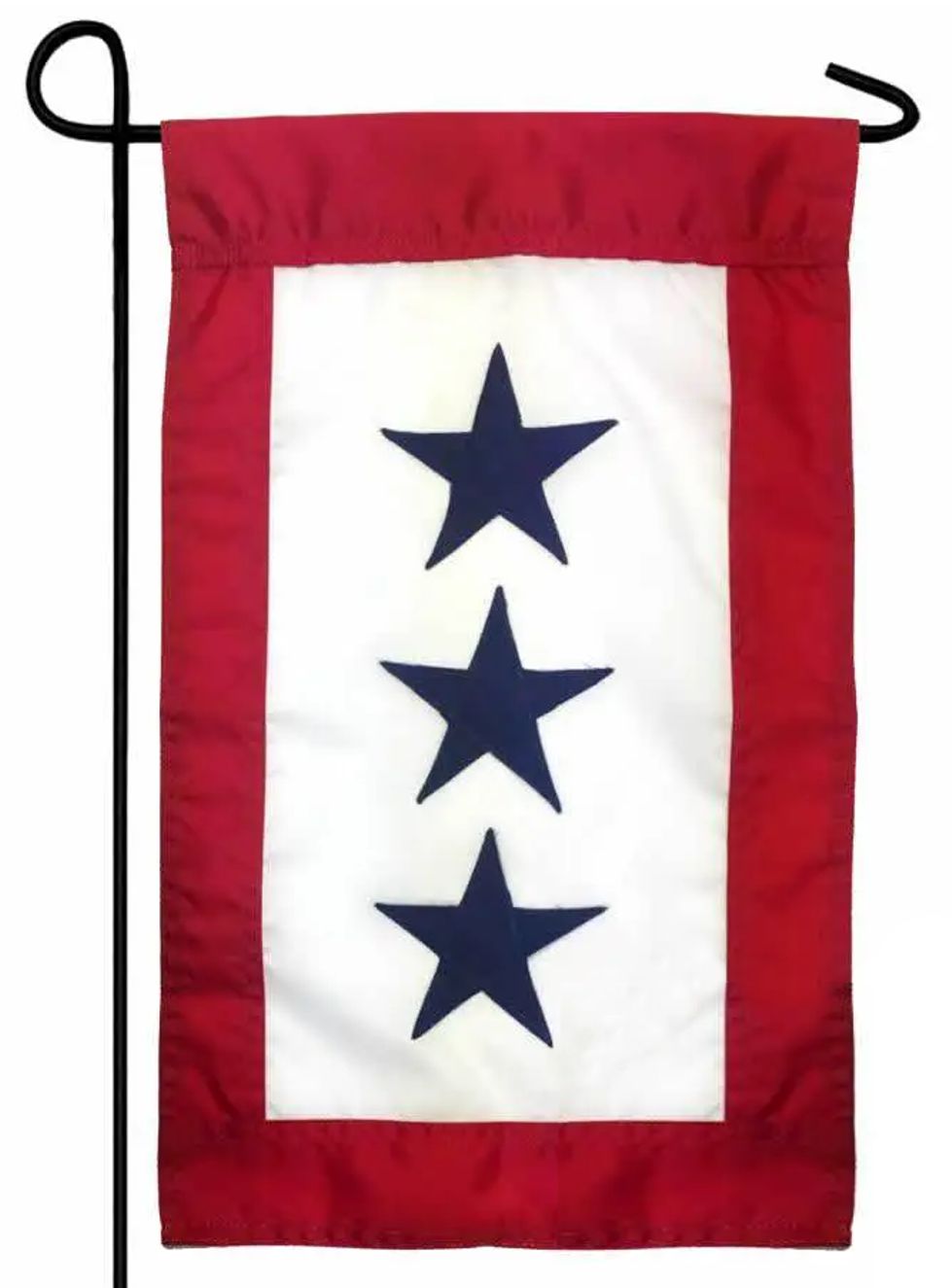 Blue Service Single Star Applique Garden Flag - I AmEricas Flags