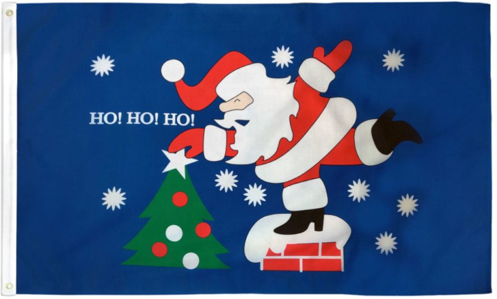 Santa’s Coming to Town Sublimated House Flag - I AmEricas Flags