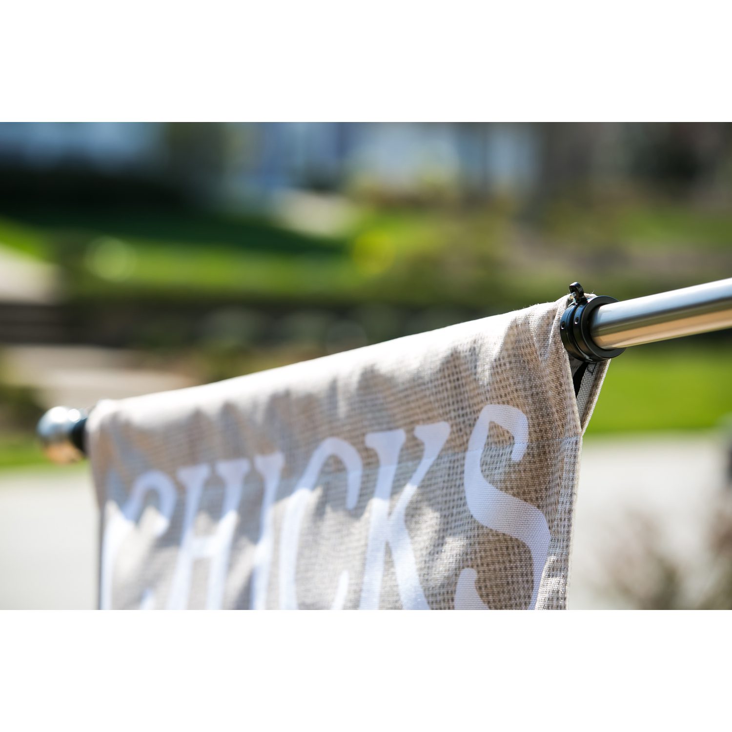 Metal Extendable Flagpole and Bracket Kit Nickel - I AmEricas Flags