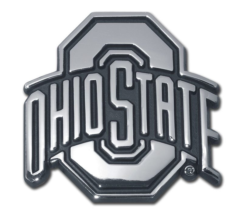 Ohio State University Chrome Car Emblem - I AmEricas Flags