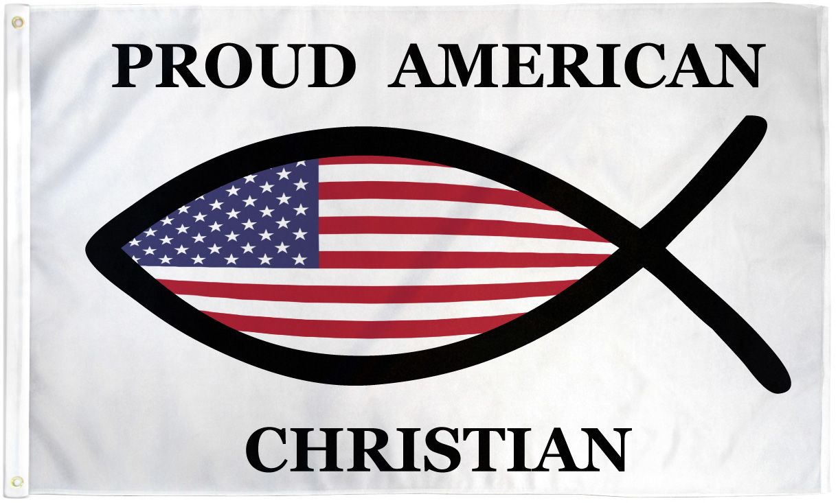 Proud American Christian 3×5 Flag - I AmEricas Flags
