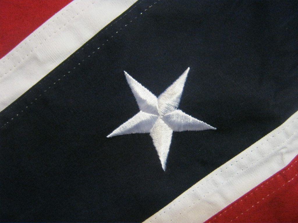 Rebel Confederate Battle Flag 3×5 Cotton with Sleeve and Ties - I ...