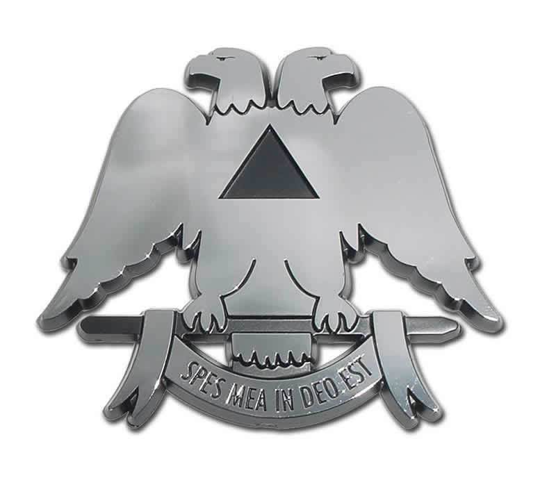 Knights Templar Chrome Car Emblem - I AmEricas Flags
