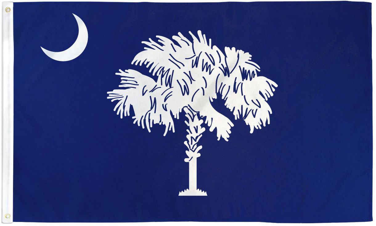 South Carolina State 3×5 Flag – 150 Denier Nylon - I AmEricas Flags