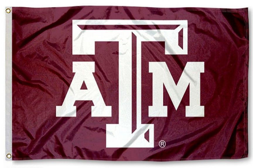 Texas A&M 3D Logo 3×5 Flag - I AmEricas Flags