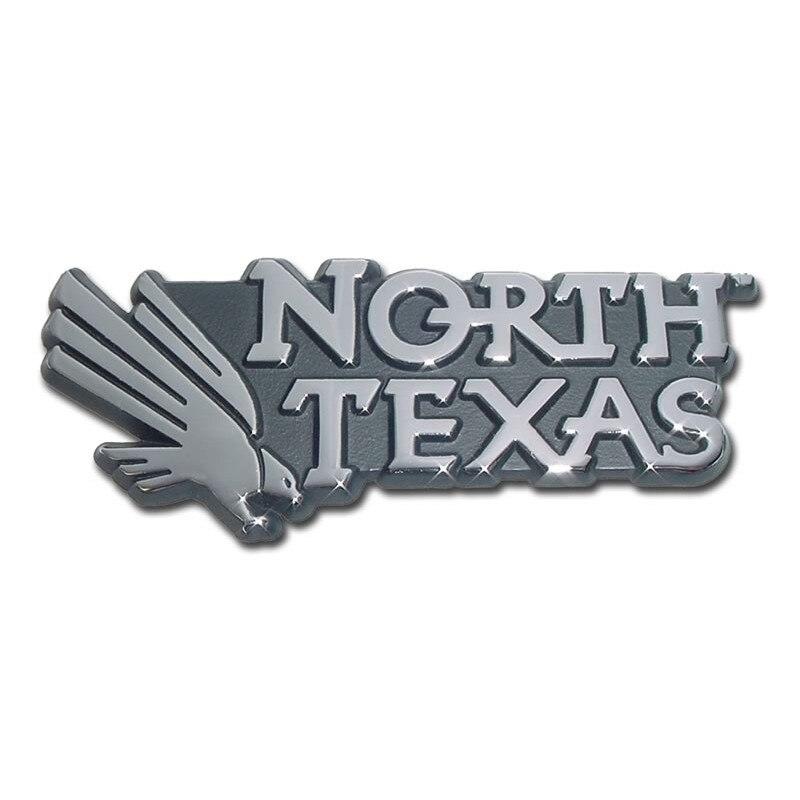 University of North Texas Eagle Chrome Car Emblem - I AmEricas Flags