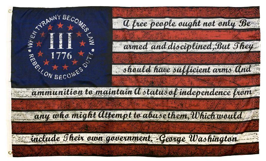 Vintage Betsy Ross/George Washington Flags – Printed - I AmEricas Flags