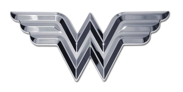 Wonder Woman 3D Chrome Car Emblem - I AmEricas Flags