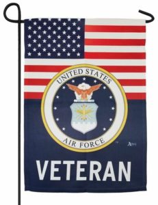 Air Force Wings Sublimated Garden Flag - I AmEricas Flags