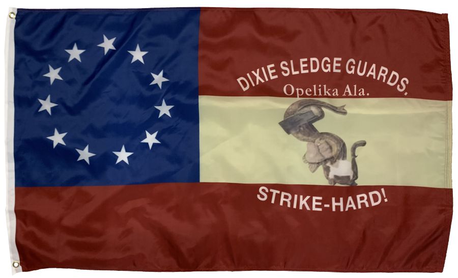 45th Alabama Infantry Regiment Dixie Sledge Guards 3×5 Flag - I ...