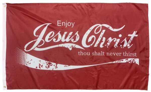 Enjoy Jesus Christ 3×5 Flag - I AmEricas Flags