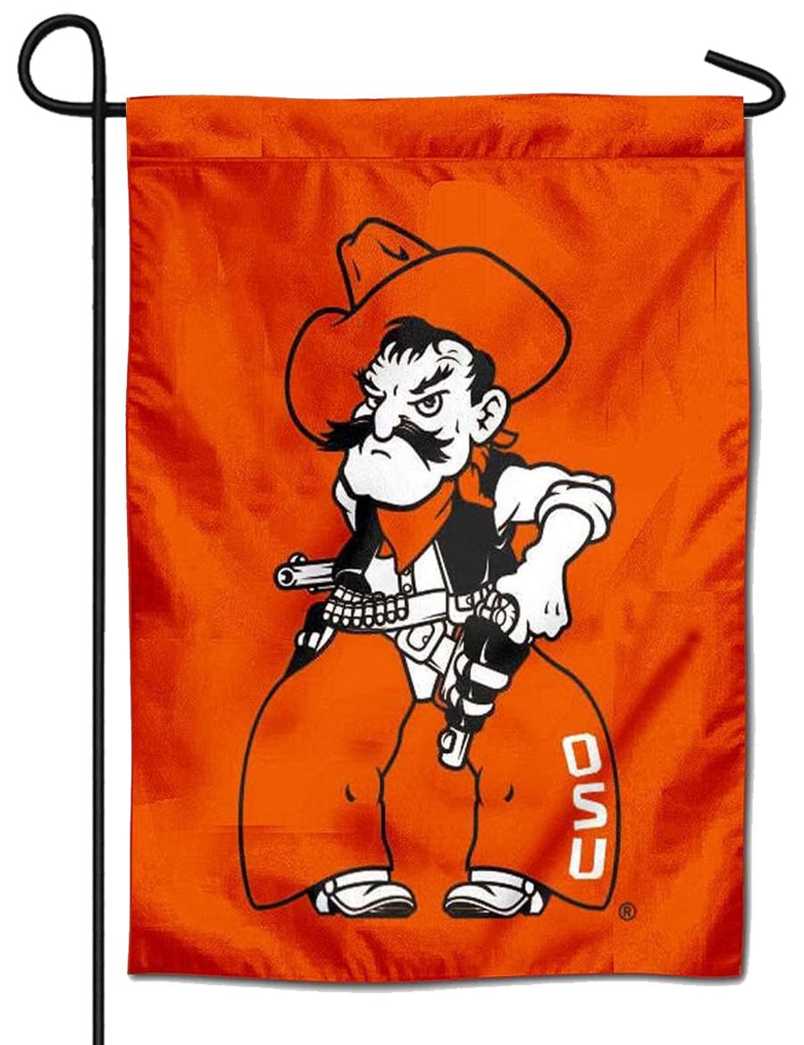 Oklahoma State Pistol Pete Double Sided Garden Flag - I AmEricas Flags
