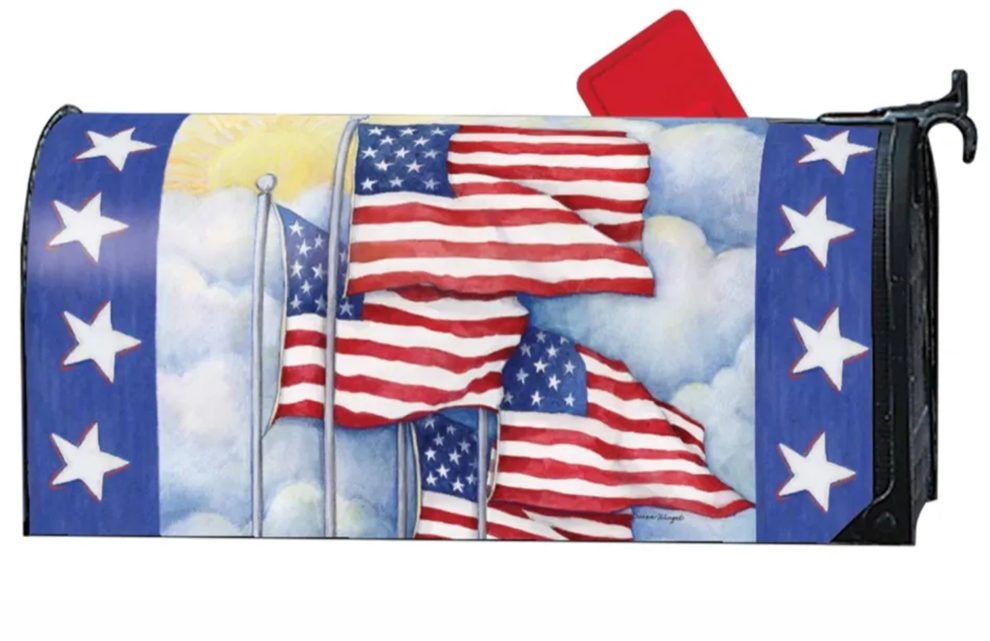 Mailbox Covers - I AmEricas Flags