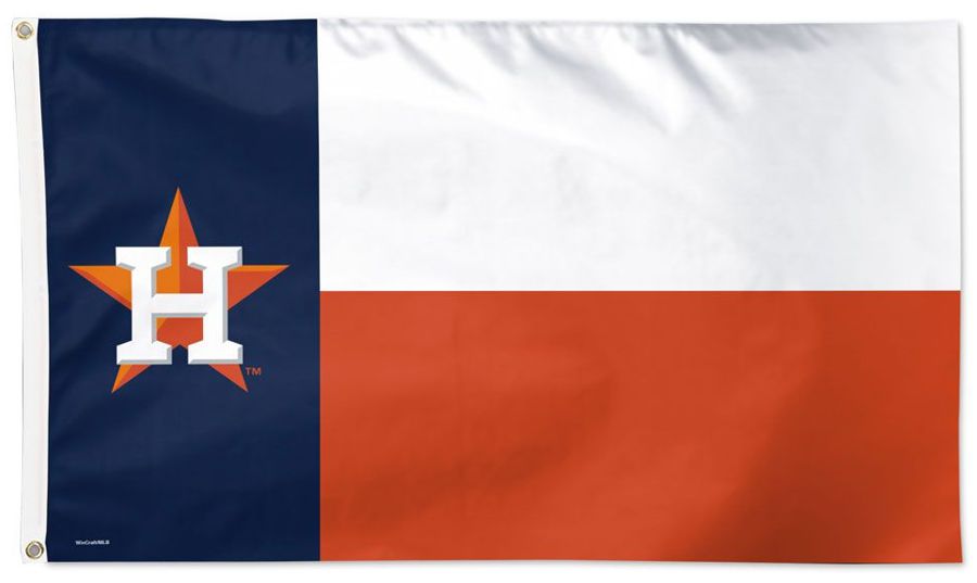 Houston Astros Texas State Style Deluxe 3×5 Flag - I AmEricas Flags