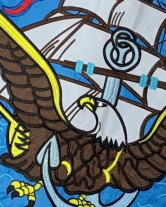 Navy Double Sided Flag 3×5 Sewn Nylon - I AmEricas Flags