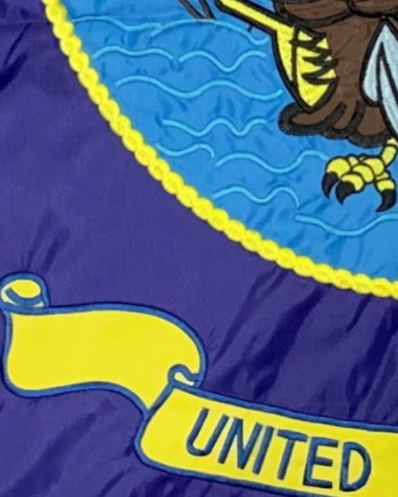 Navy Double Sided Flag 3×5 Sewn Nylon - I AmEricas Flags