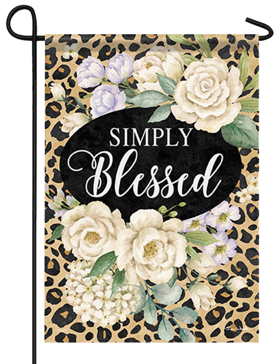 Blessed Leopard Garden Flag - I AmEricas Flags