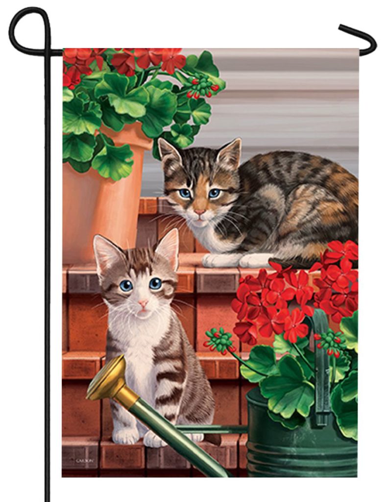 Curious Kittens Garden Flag - I AmEricas Flags