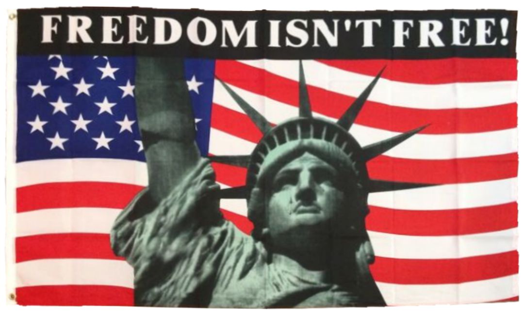 Freedom Isn’t Free 3×5 Flag - I AmEricas Flags