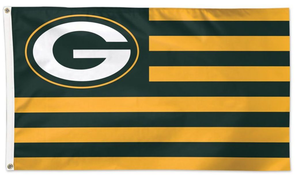 Green Bay Packers Applique Garden Flag - I AmEricas Flags