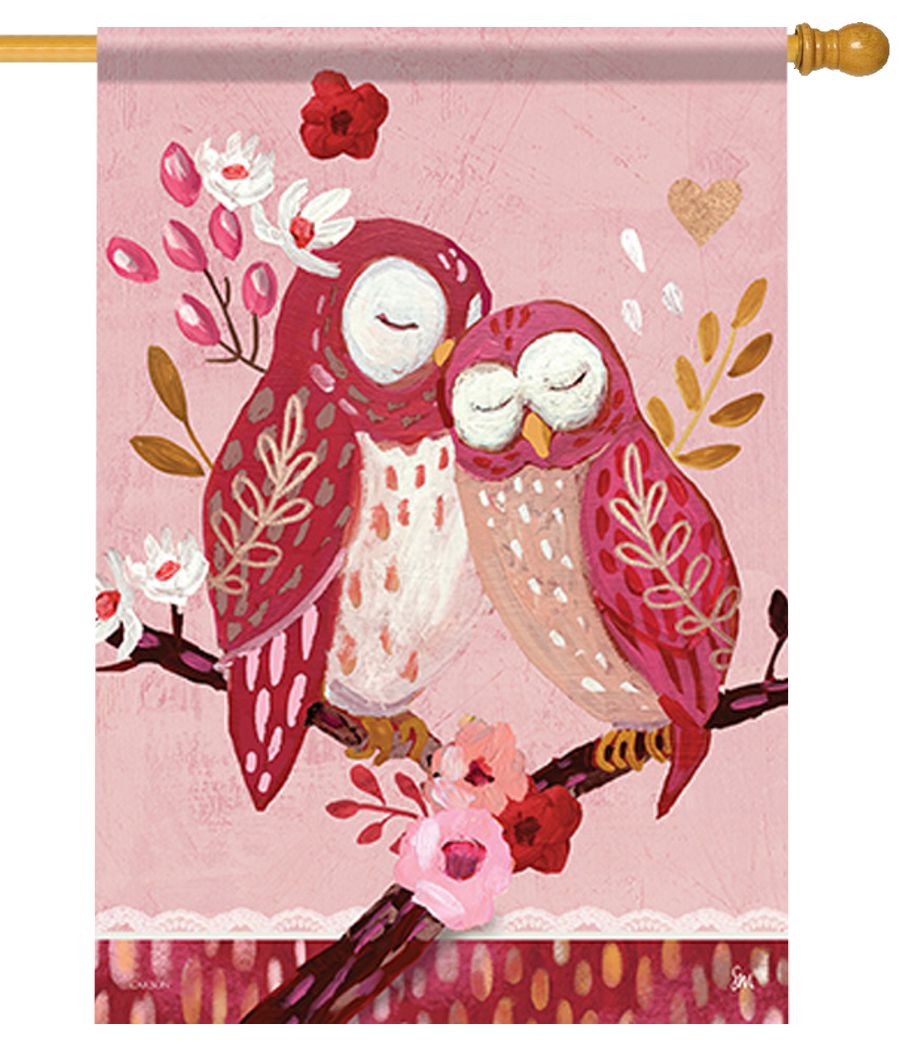 Love Owls House Flag - I AmEricas Flags