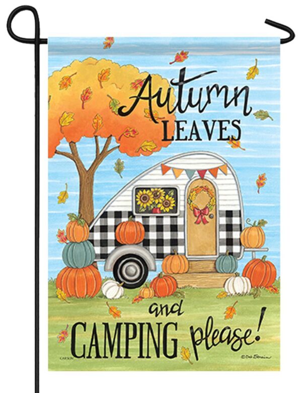 Autumn Camping Garden Flag - I AmEricas Flags