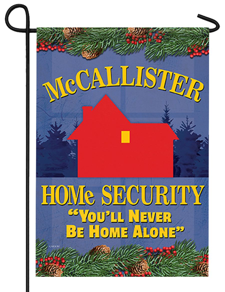 Home Security Garden Flag - I AmEricas Flags