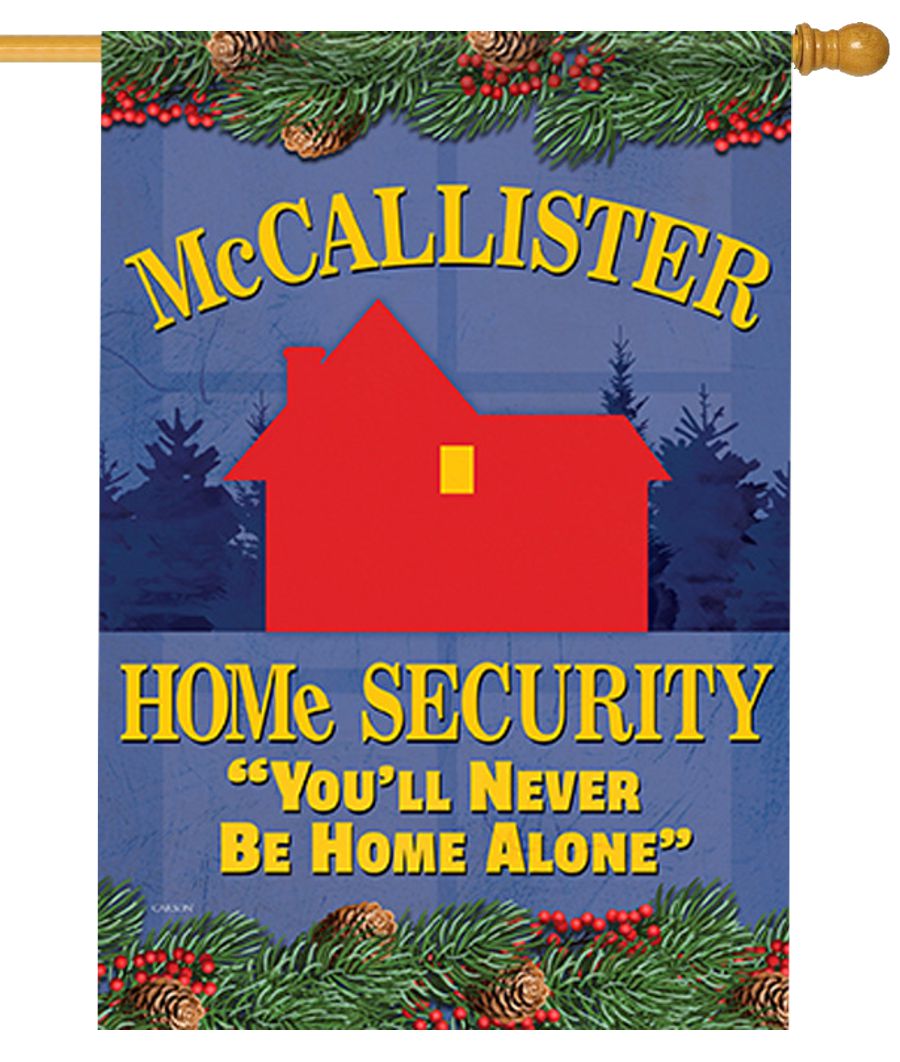 Home Security House Flag - I AmEricas Flags