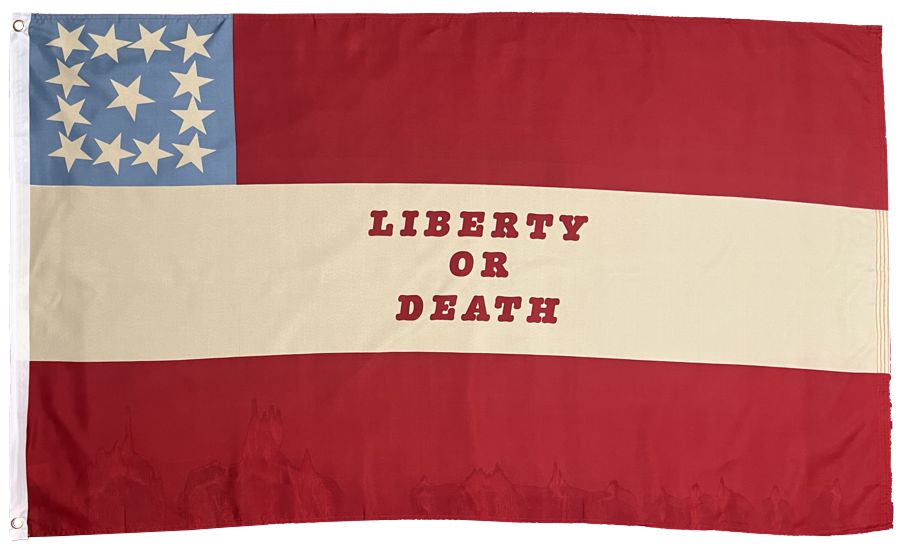 Stuart’s Cavalry Liberty or Death 3×5 Flag - I AmEricas Flags