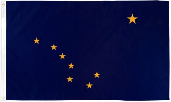 Alaska State 3×5 Flag – 100 Denier - I AmEricas Flags