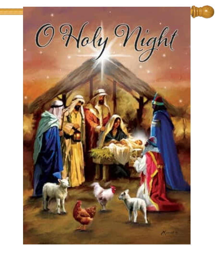Holy Nativity House Flag - I AmEricas Flags