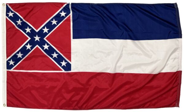 Mississippi State 3×5 Nylon Flag – Made in the USA - I AmEricas Flags