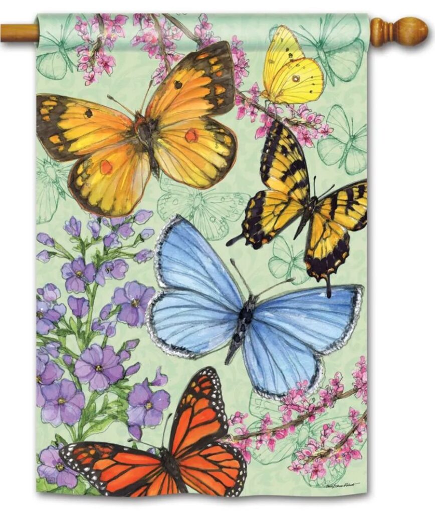 Butterfly House Flags - I AmEricas Flags