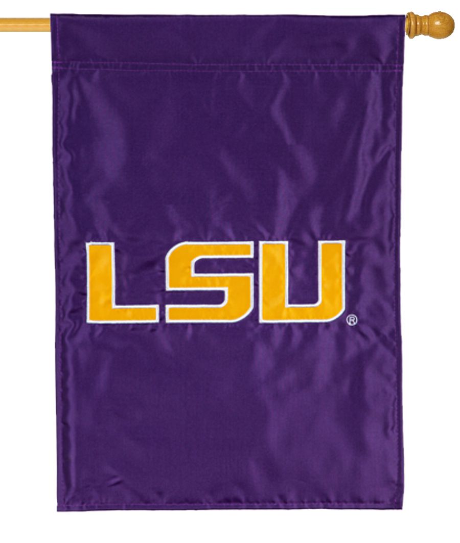 LSU Applique House Flag - I AmEricas Flags