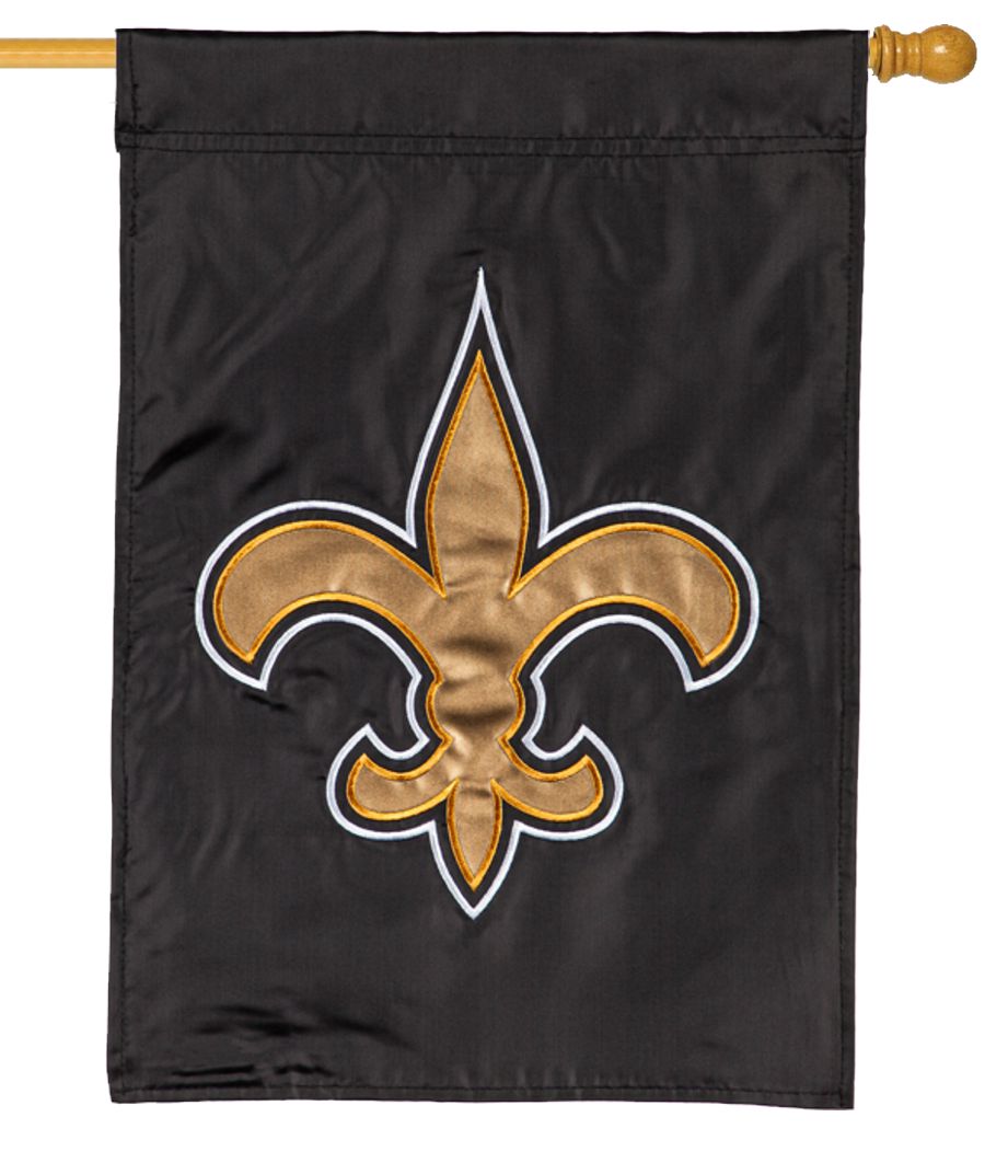 New Orleans Saints Applique Garden Flag - I AmEricas Flags