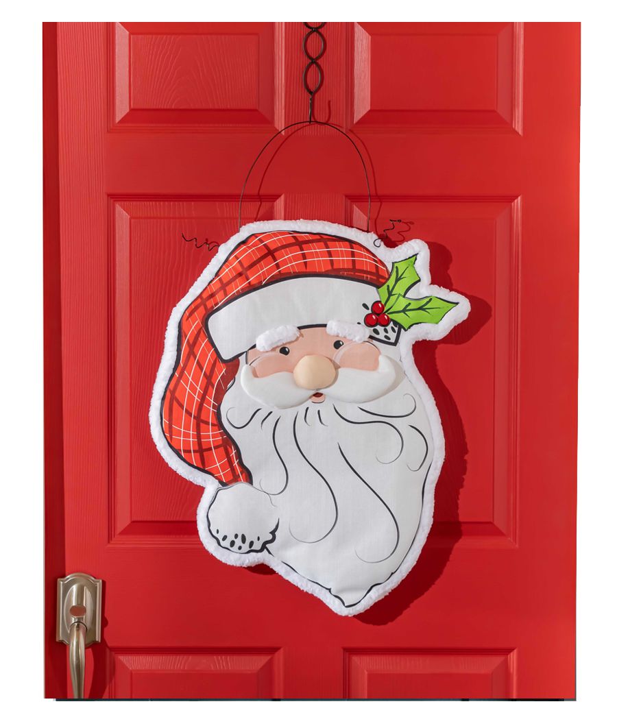 Santa Claus Door Hanger - I AmEricas Flags