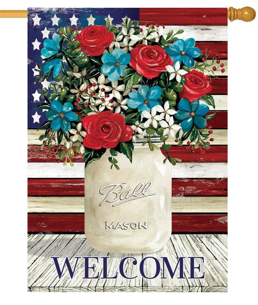 Patriotic House Flags - I AmEricas Flags