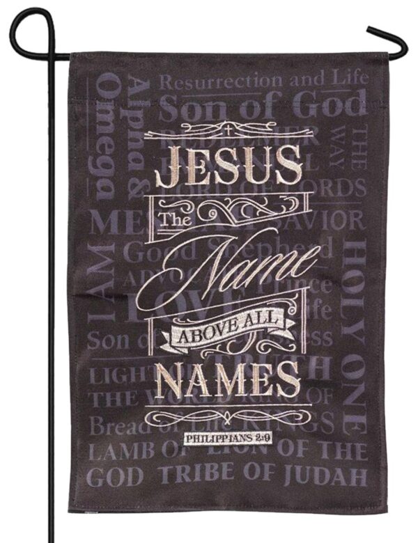 Names of Jesus Double Applique Garden Flag - I AmEricas Flags