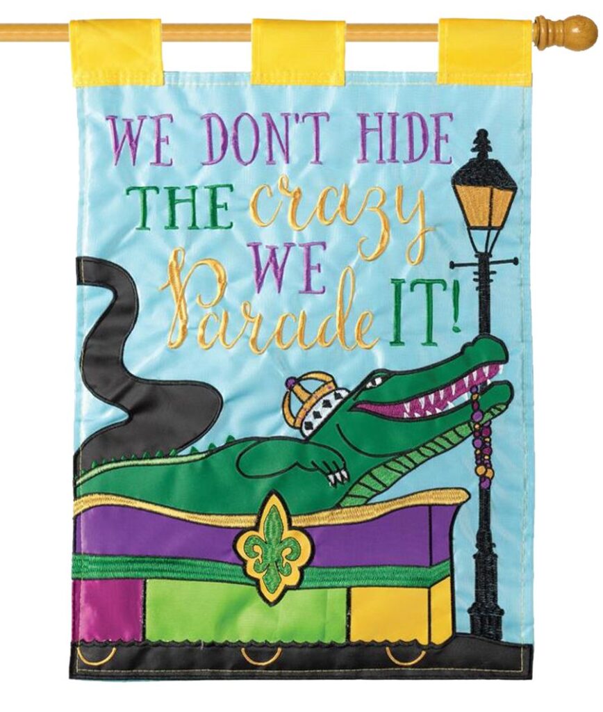 Parade Our Crazy Double Applique House Flag - I AmEricas Flags