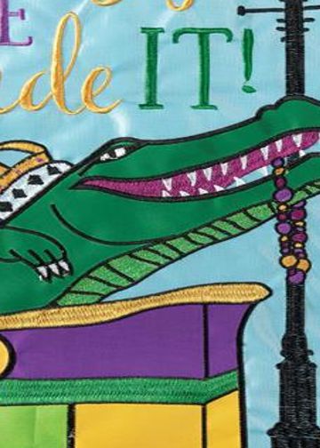 Parade Our Crazy Double Applique House Flag - I AmEricas Flags