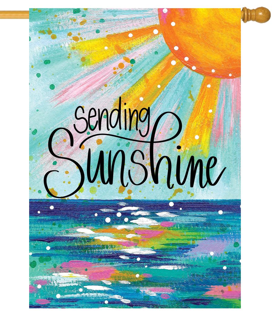 Sending Sunshine House Flag - I AmEricas Flags