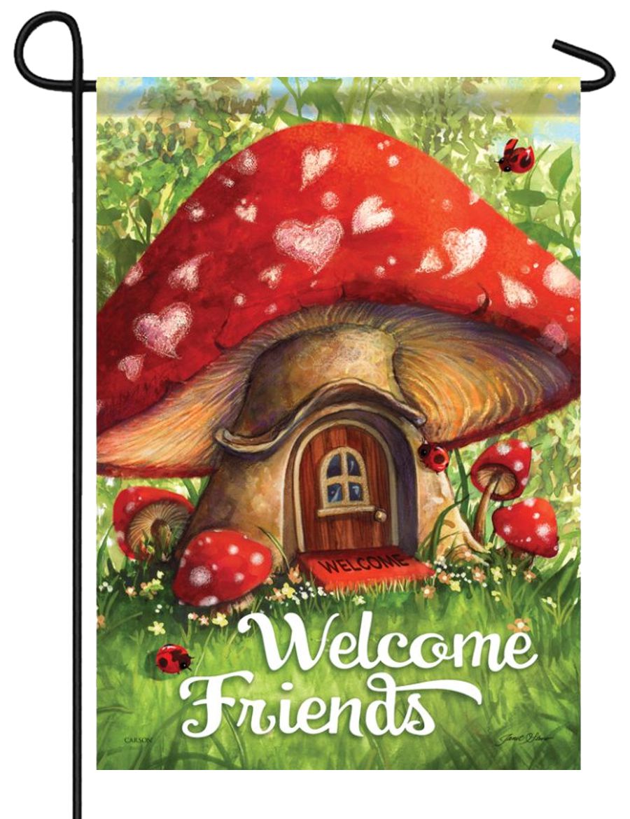 Mushroom Home Garden Flag - I AmEricas Flags