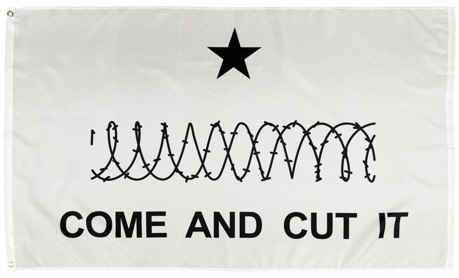 Come and Cut it Barbed Wire 3×5 Flag - I AmEricas Flags